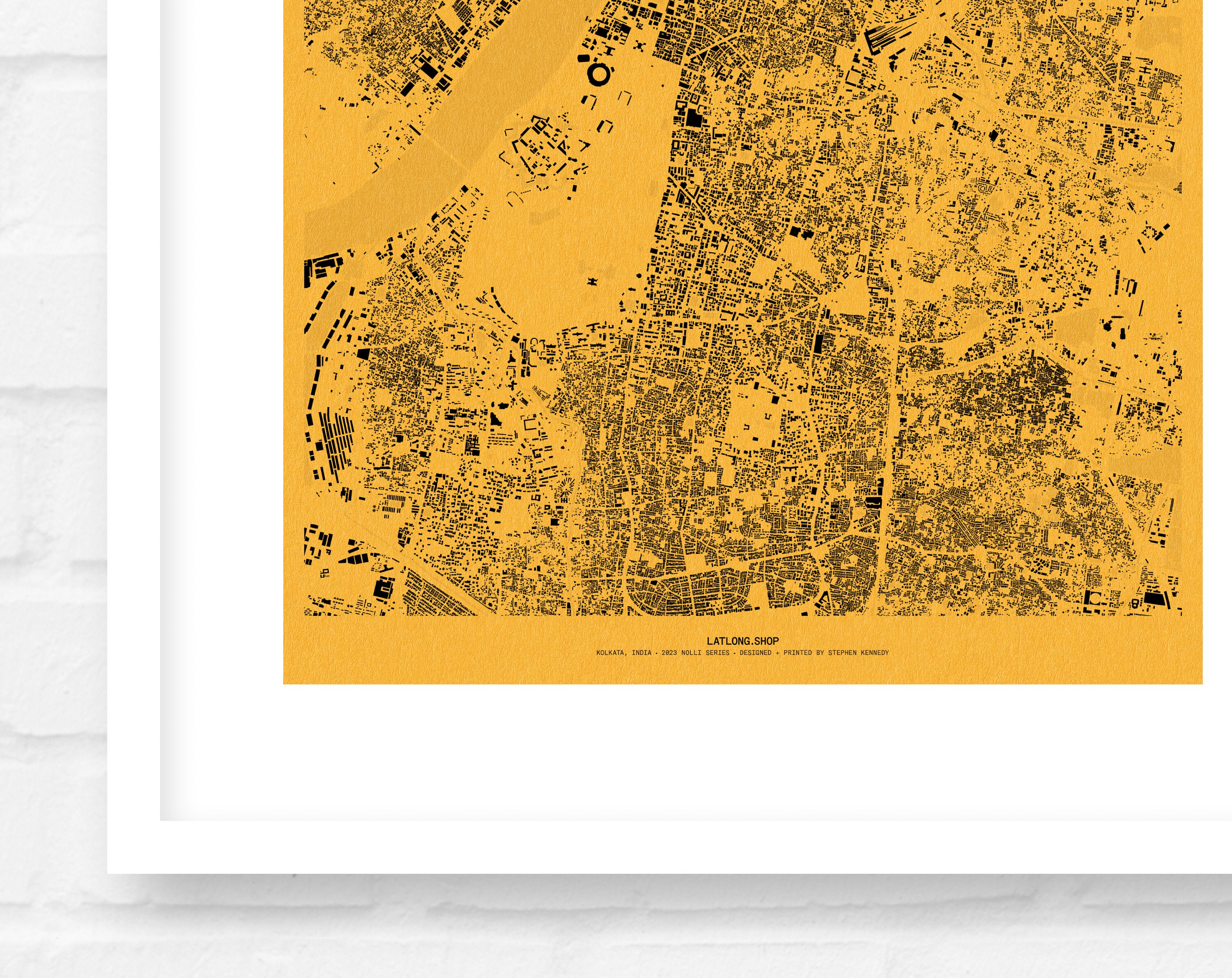 Nolli / Kolkata, India / Map Art Print - Etsy