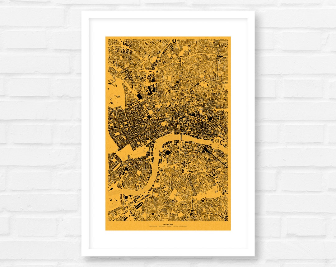 Nolli / London England / Map Art Print - Etsy