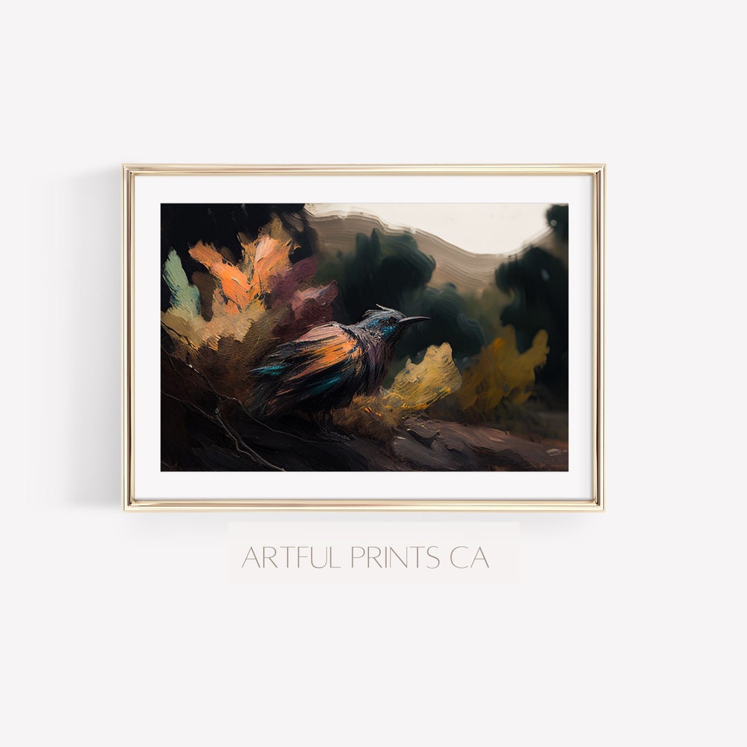 Printable Wall Art of Bird in Trees Downloadable Art Wall Hangings Home ...