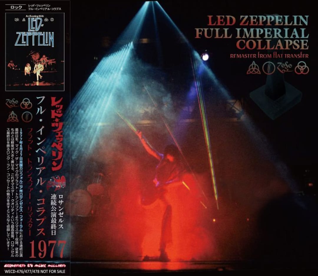 Led Zeppelin - Live 1977 Forum, Inglewood, Los Angeles 3CD - New - Etsy