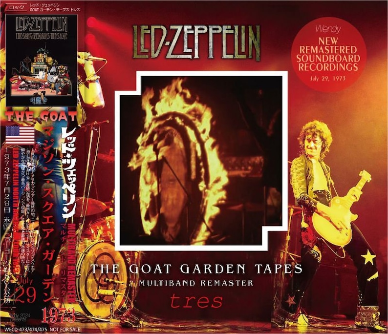 Led Zeppelin - Live 1973 Madison Square Garden, New York, 3rd Night 3CD ...