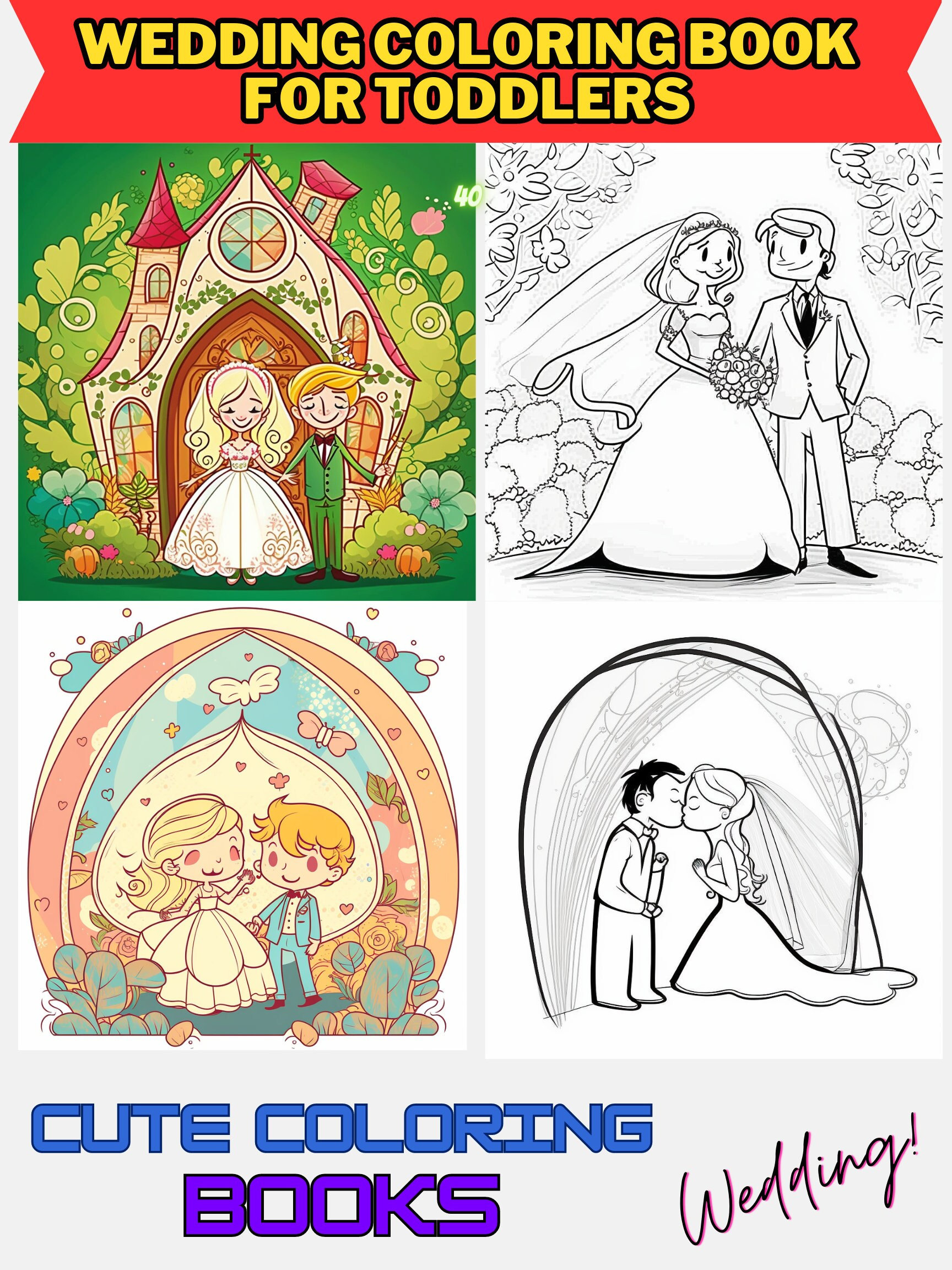 Disney Wedding Coloring Pages