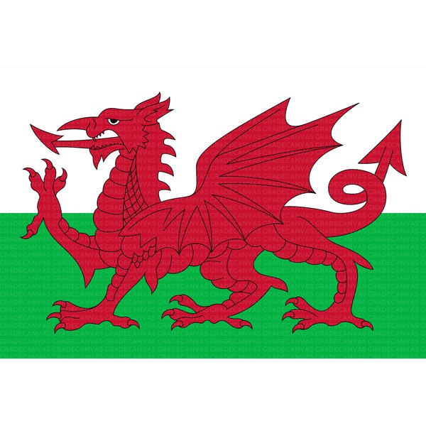 Welsh Flag - Etsy