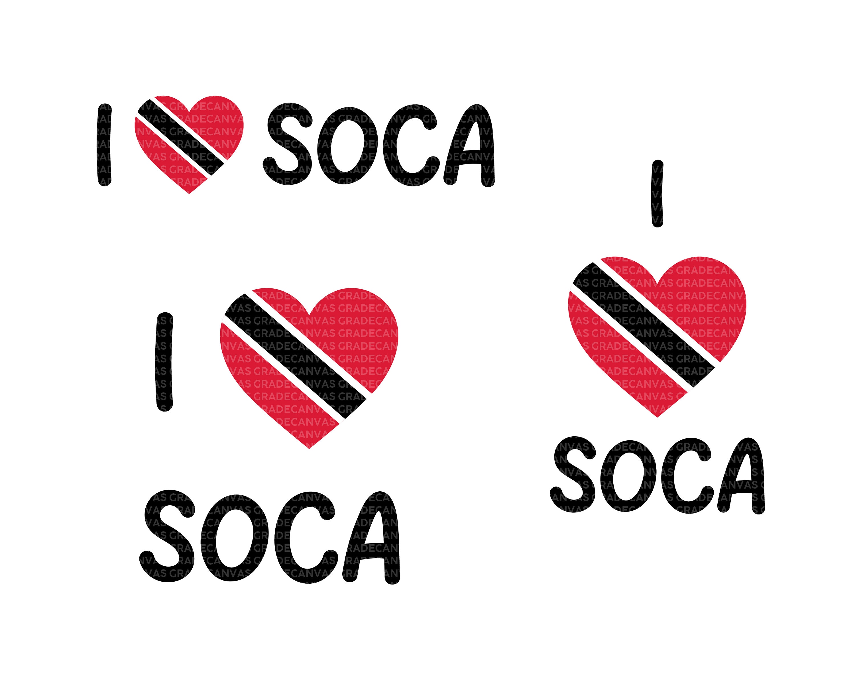 Trinidad and Tobago Soca Carnival | 3 Designs | SVG EPS PNG Instant ...