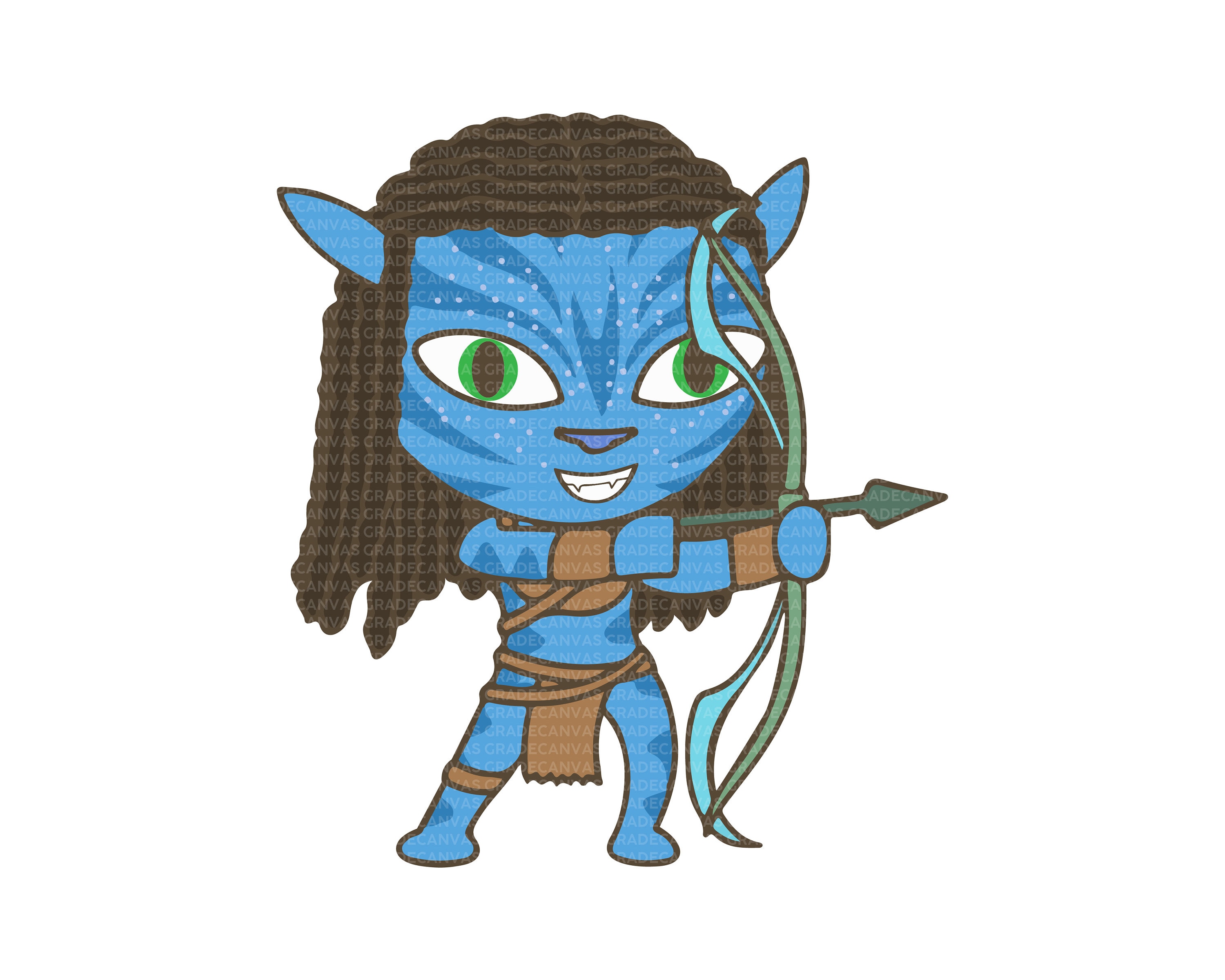Avatar Neytiri Kiri Jake | SVG PNG EPS Instant Digital Download Clipart ...