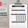 Personal Trainer Workout Tracker Template Printable Exercise Planner ...