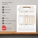 Personal Trainer Workout Tracker Template Printable Exercise Planner ...