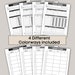 Personal Trainer Workout Tracker Template Printable Exercise Planner ...