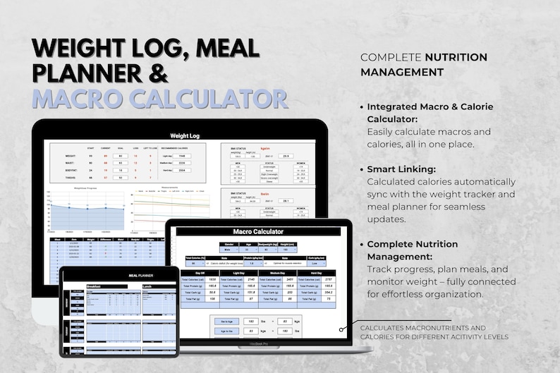 Personal Trainer Workout and Nutrition Spreadsheet for Google Sheets ...