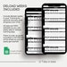 Workout Planner Google Sheets Spreadsheet for Personal Trainers ...