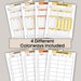 Personal Trainer Workout Tracker Template Printable Exercise Planner ...