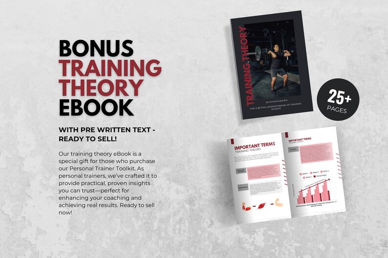 Personal Trainer Template Editable With Canva, Fitness Coaching Business Tools, Workout Program ...