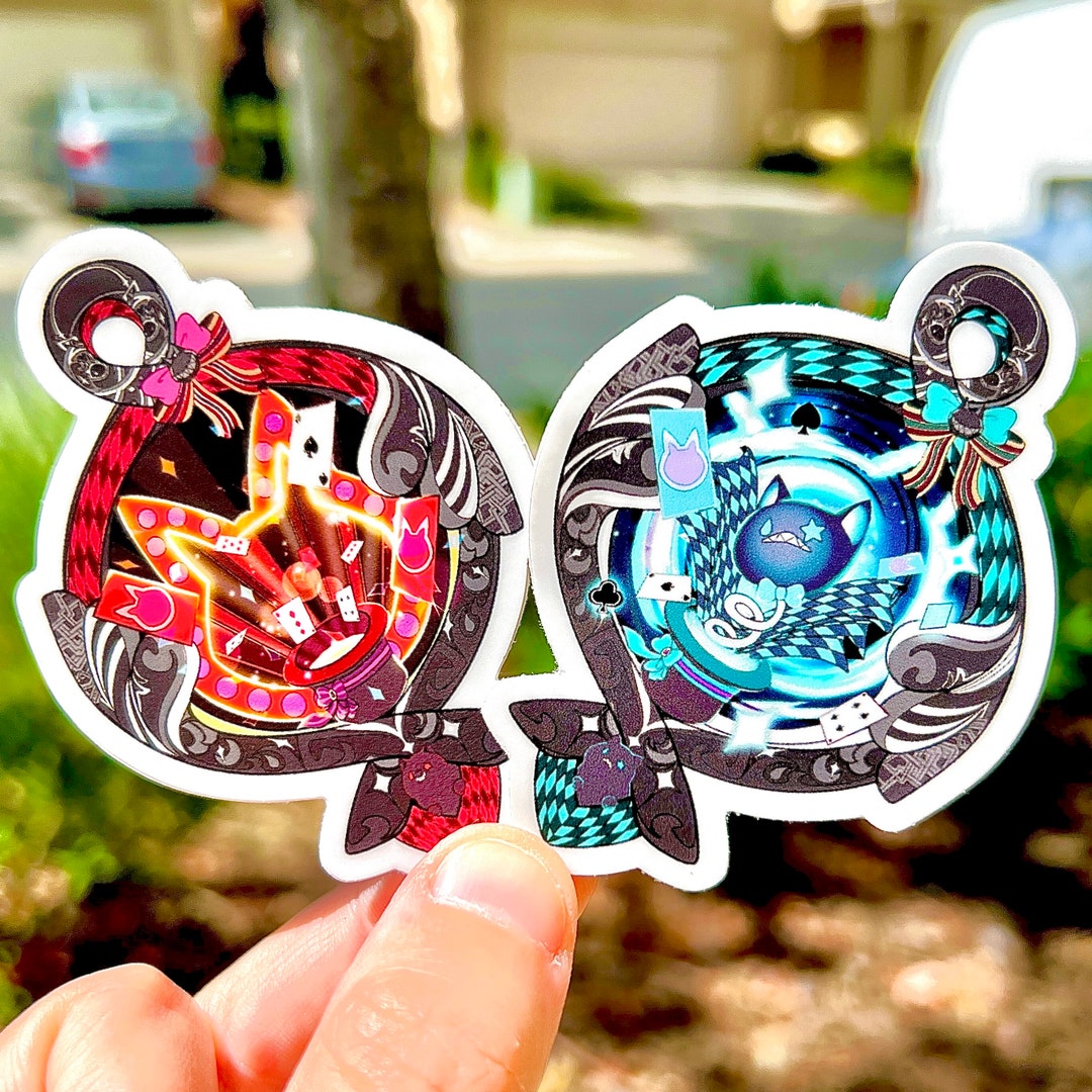 Lyney and Lynette Genshin Impact Inspired Sticker - Etsy