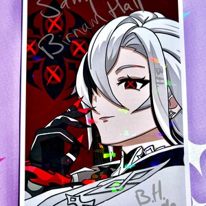 Genshin Impact, Honkai 3rd, HSR, Sailor Scout Holographic 5x7 Inch ...