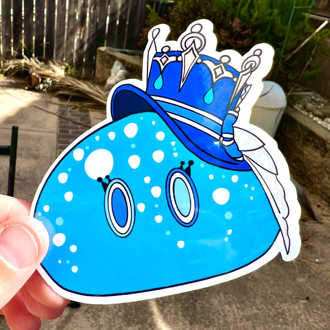 Focalors/furina Hydro Archon Slime Genshin Inspired Sticker - Etsy
