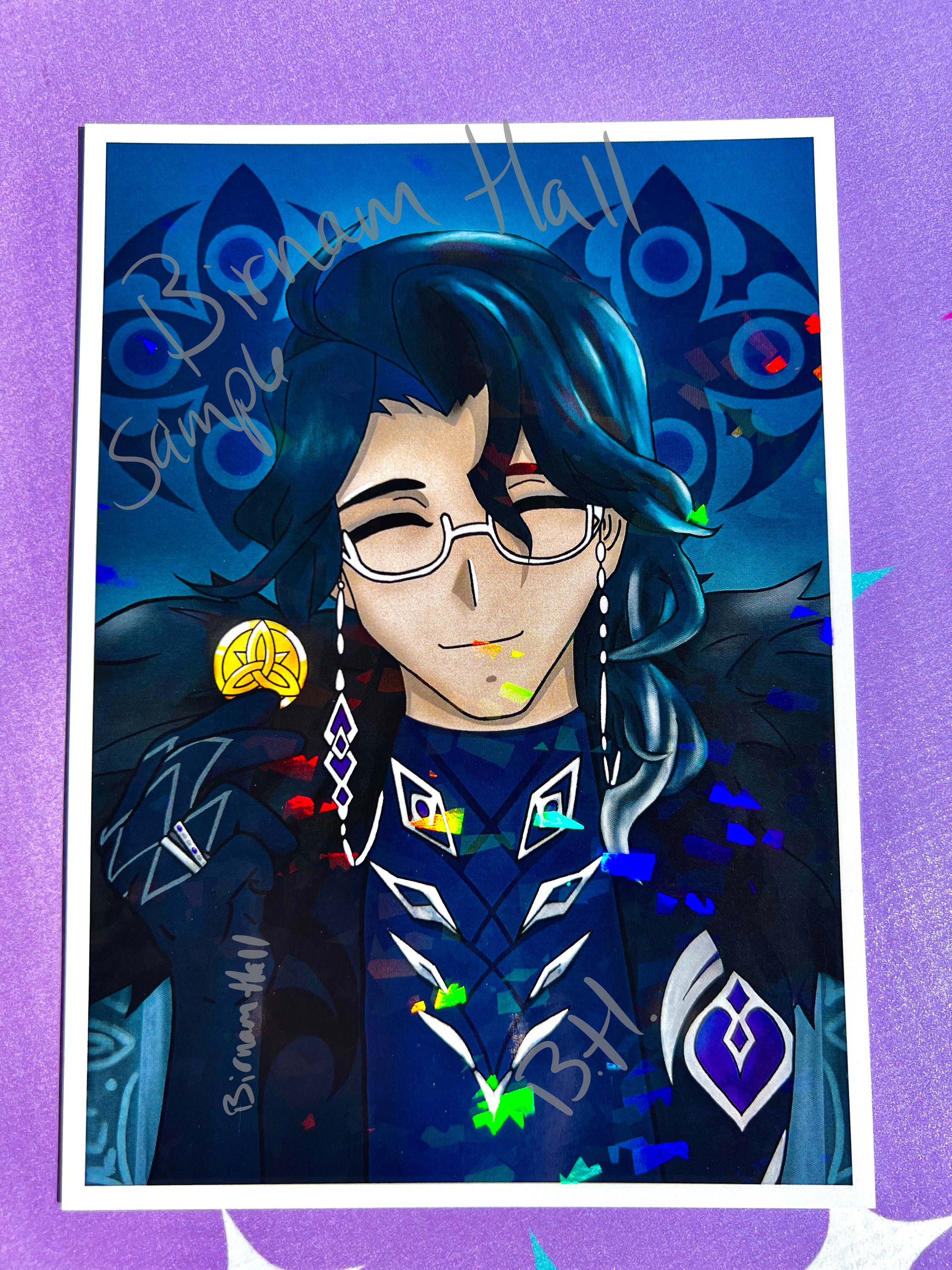 Genshin Impact, Honkai 3rd, HSR, Sailor Scout Holographic 5x7 Inch ...