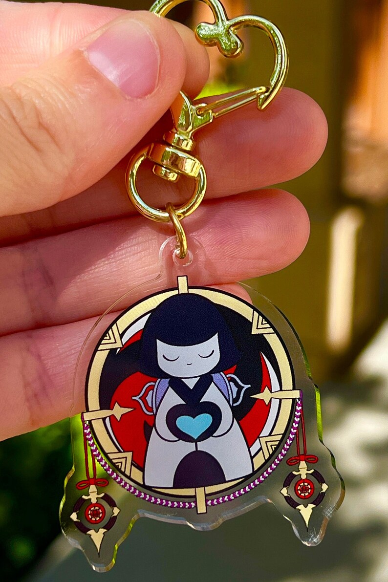 Scaramouche Inspired Genshin Impact Acrylic Keychain - Etsy