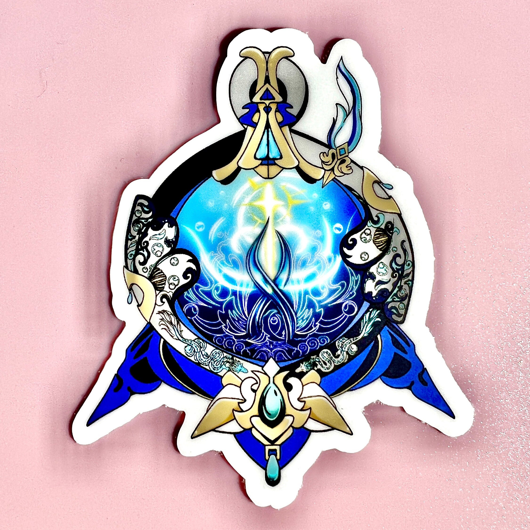 Neuvilette Hydro Sovereign Dragon Genshin Impact Inspired - Etsy