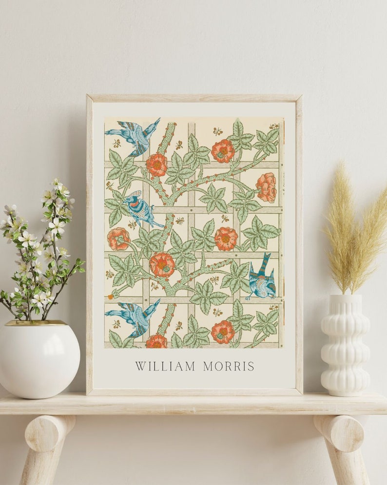 William Morris Art Print, Exhibition Poster, Printable Wall Art, Morris ...
