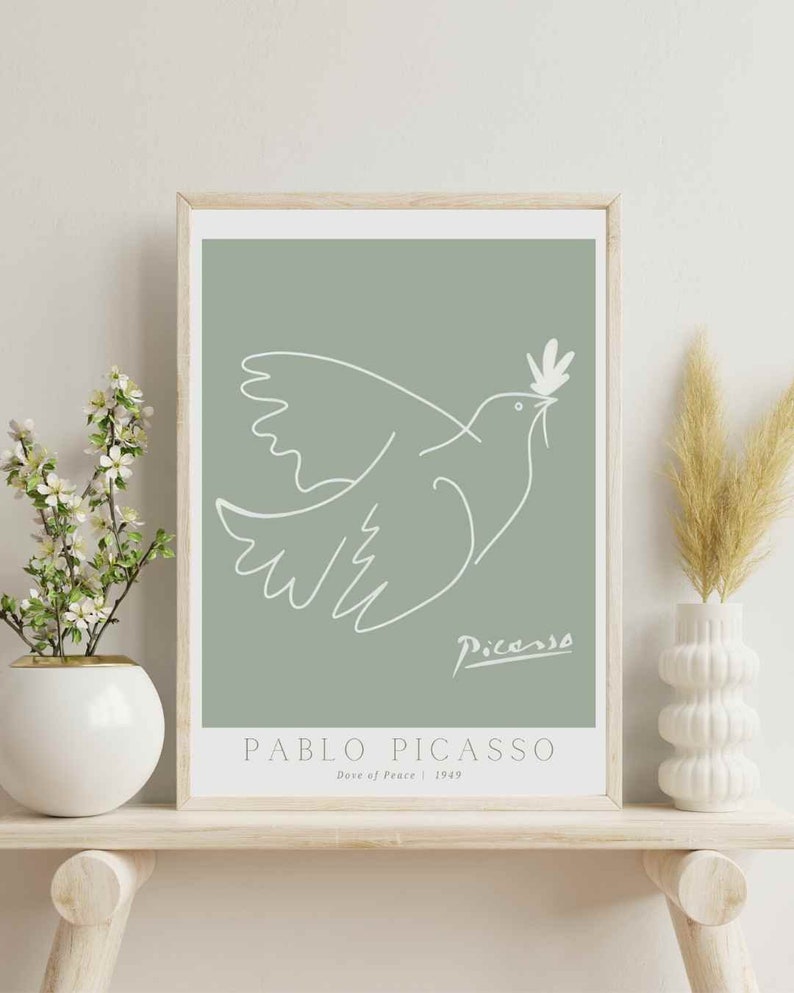 Pablo Picasso, Art Print, Exhibition Poster, Printable Wall Art, Office ...