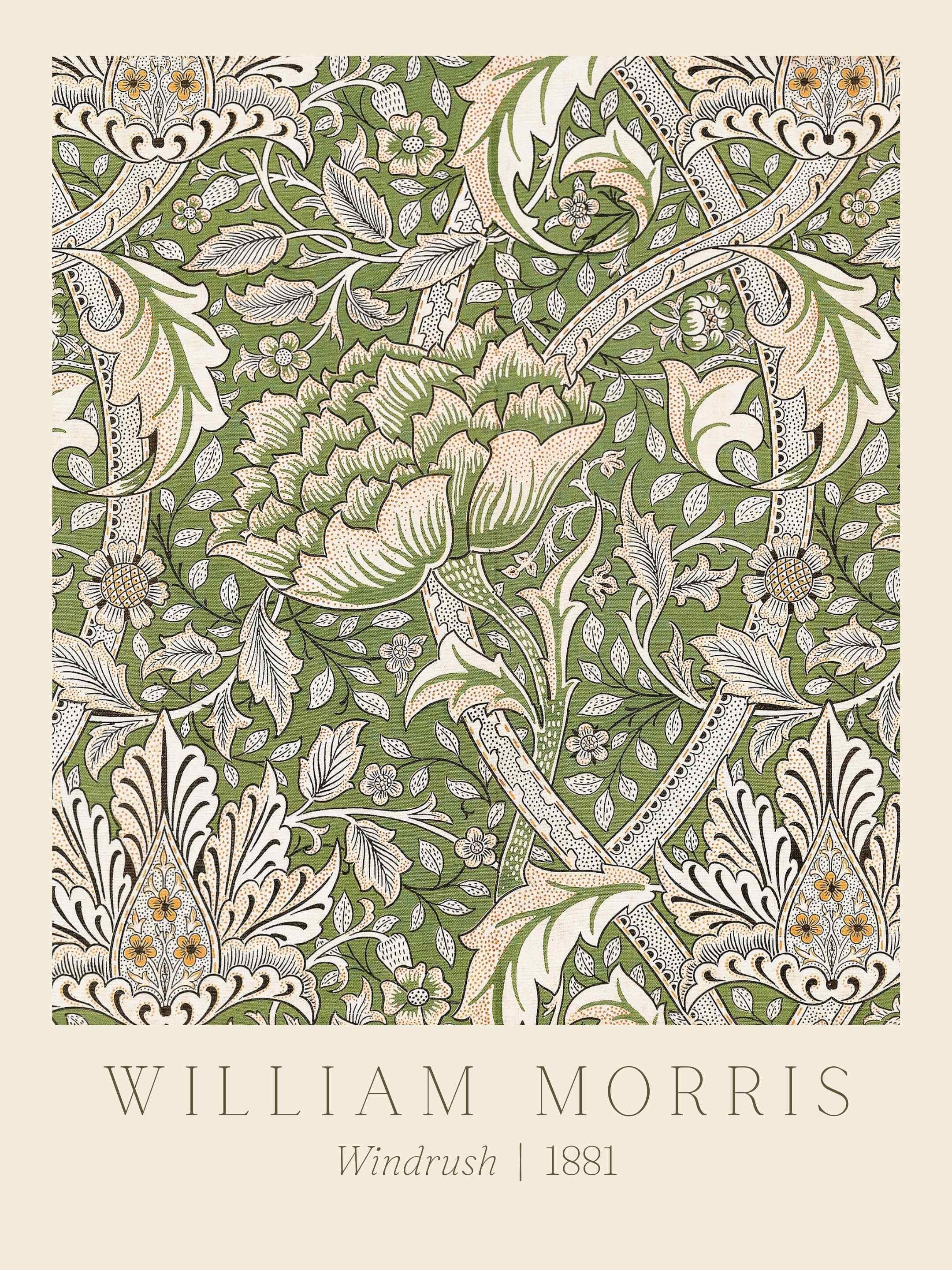 William Morris Art Print, Exhibition Poster, Fine Wall Art, Morris ...