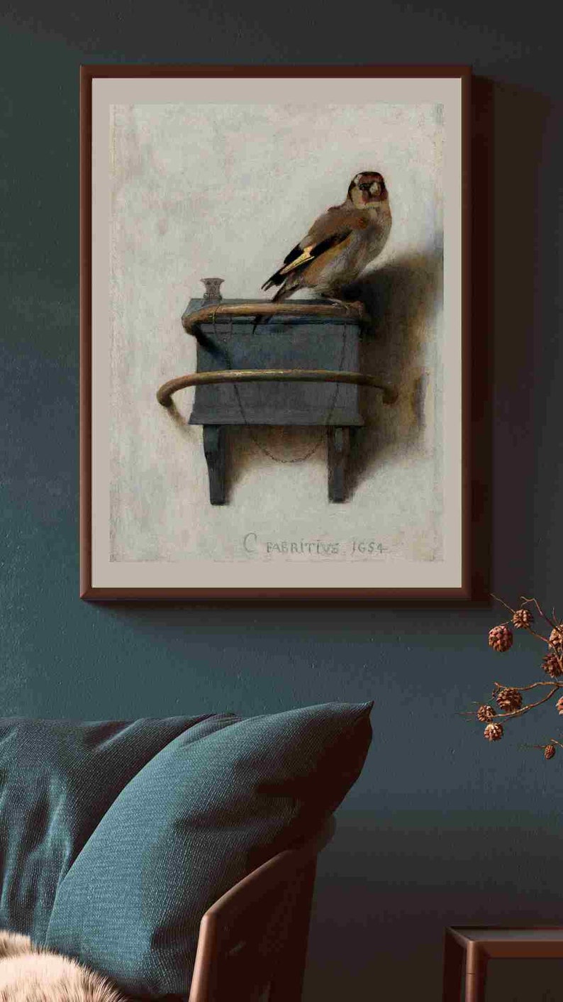The Goldfinch Art Print, Exhibition Poster, Fine Wall Art, Carel ...