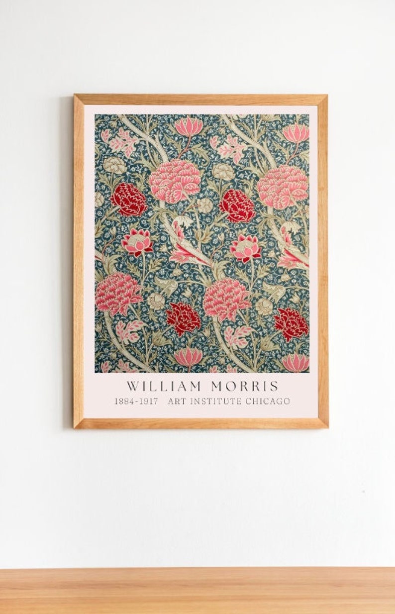 William Morris Art Print Exhibition Poster Printable Wall - Etsy