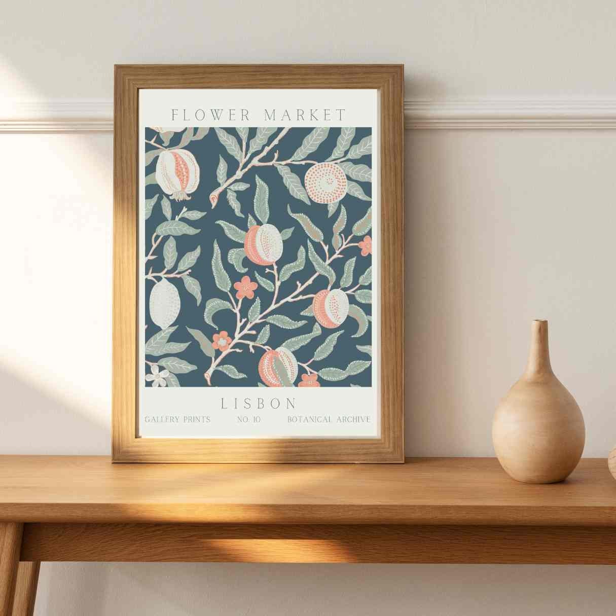 Flowers, Exhibition Poster, Flower Market, Fine Wall Art, Graphic Art ...