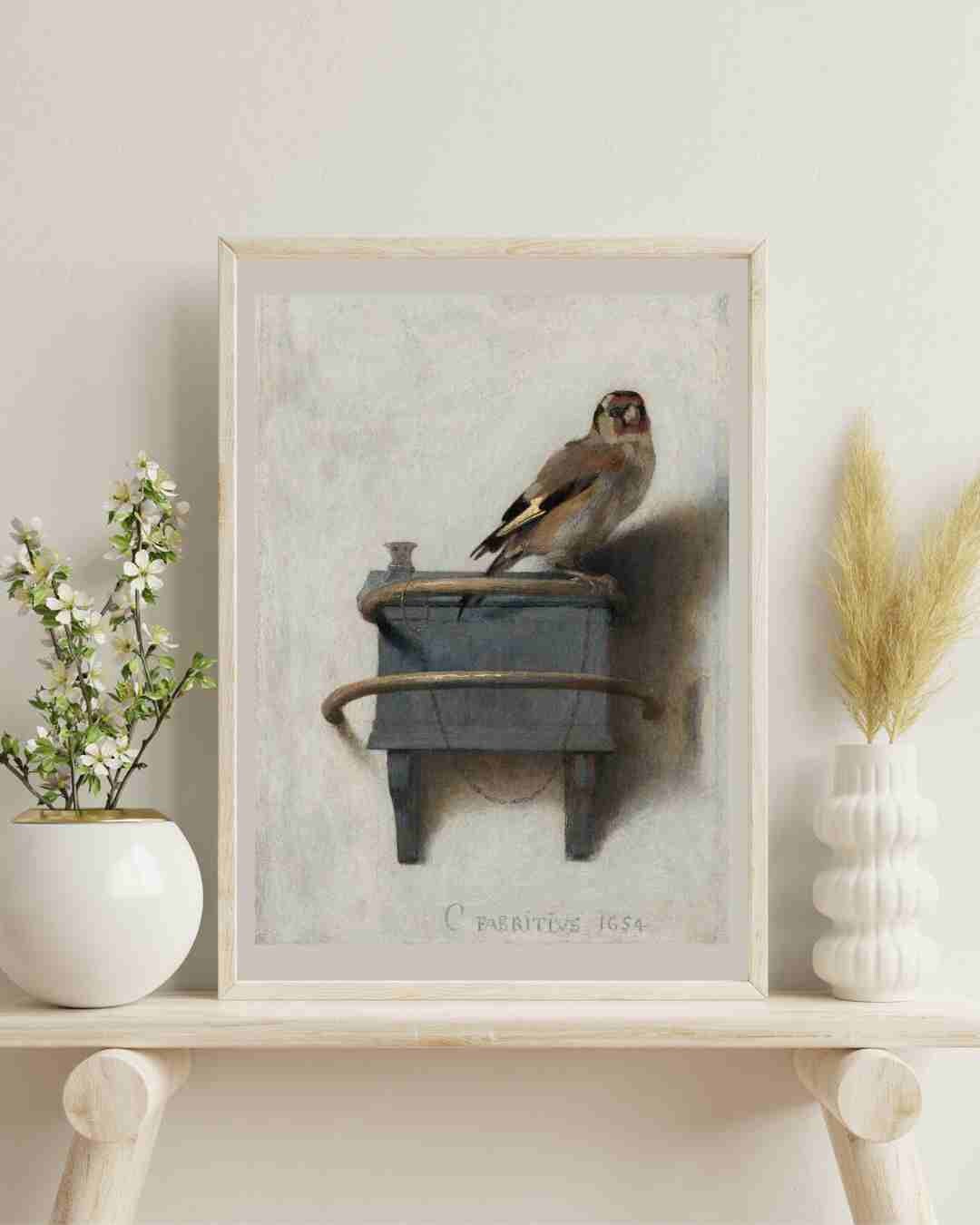 Goldfinch by C. Fabritius, Digitial Art Print, Poster, Printable Art ...