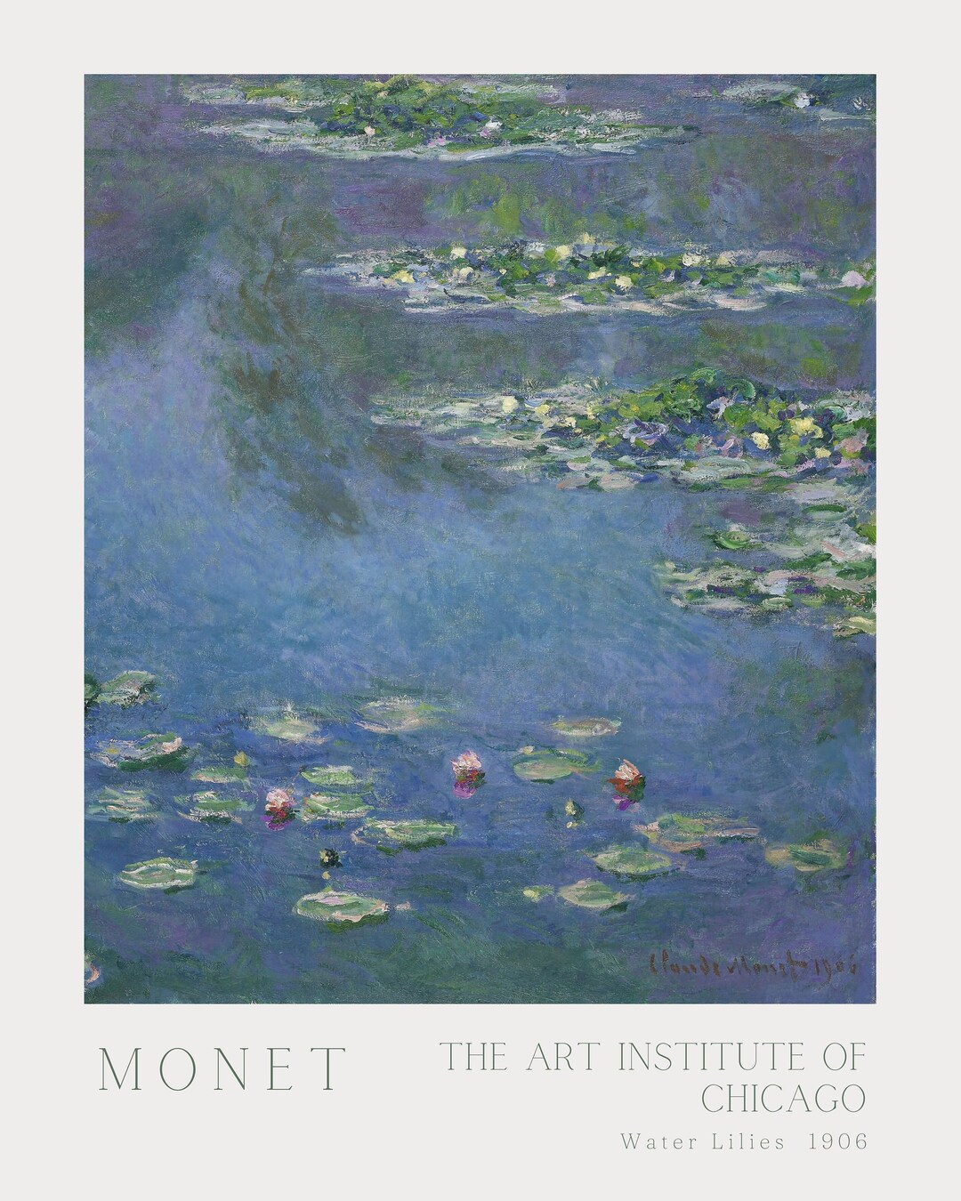 Monet Art Print, Exhibition Poster, Fine Wall Art, Office Decor, Art ...