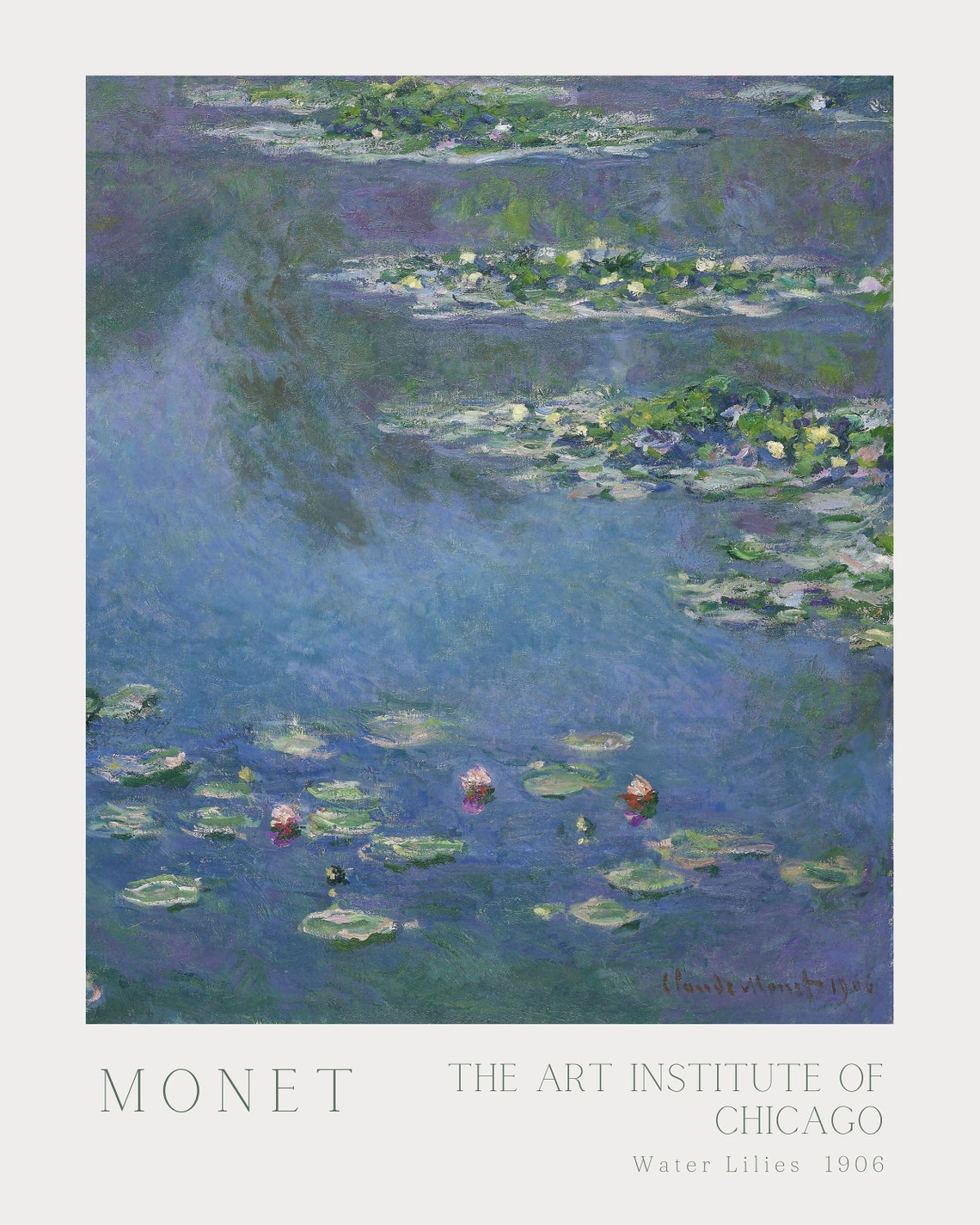 Monet Art Print, Exhibition Poster, Fine Wall Art, Office Decor, Art ...