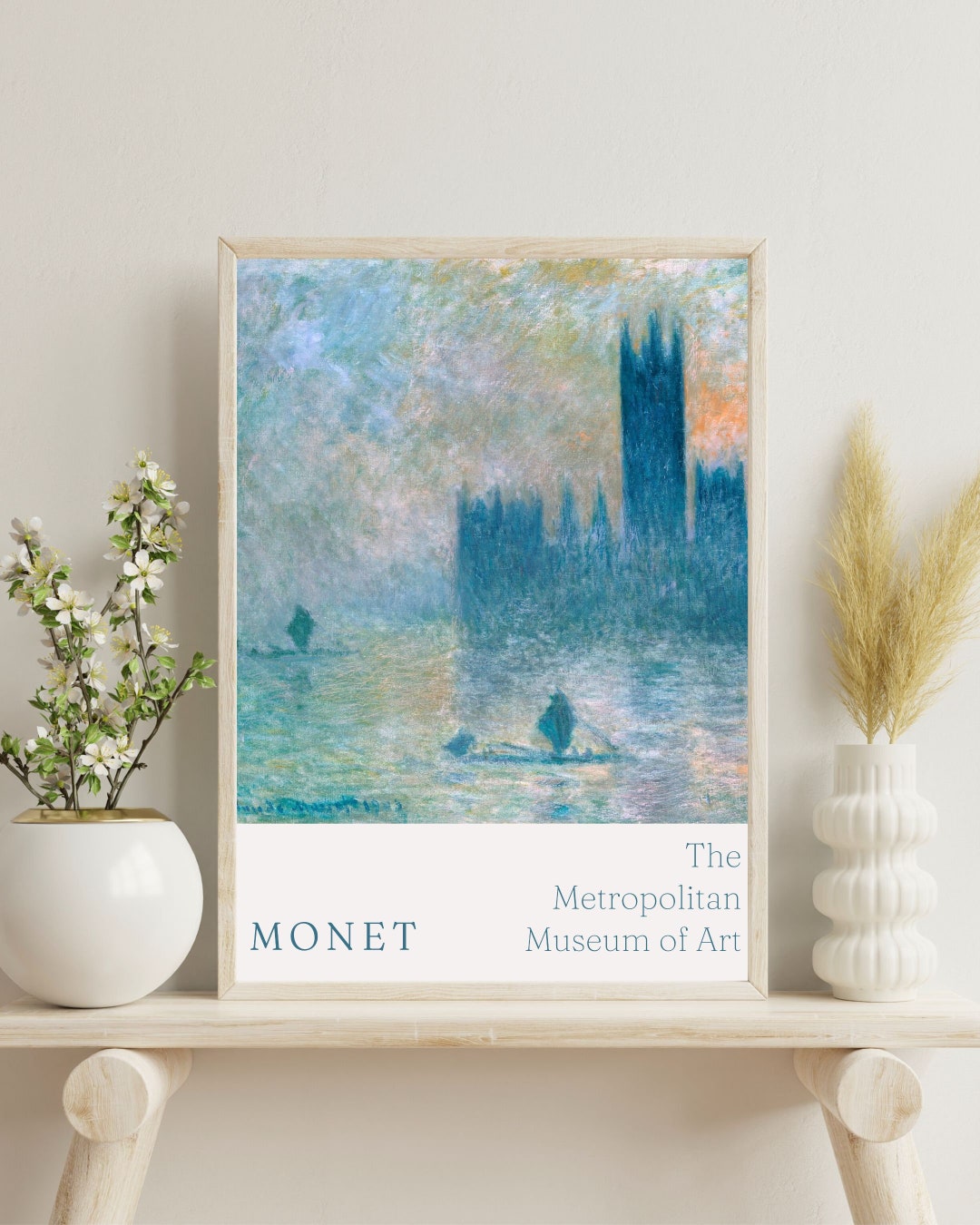 Monet Art Print, Exhibition Poster, Printable Wall Art, Digital Art ...