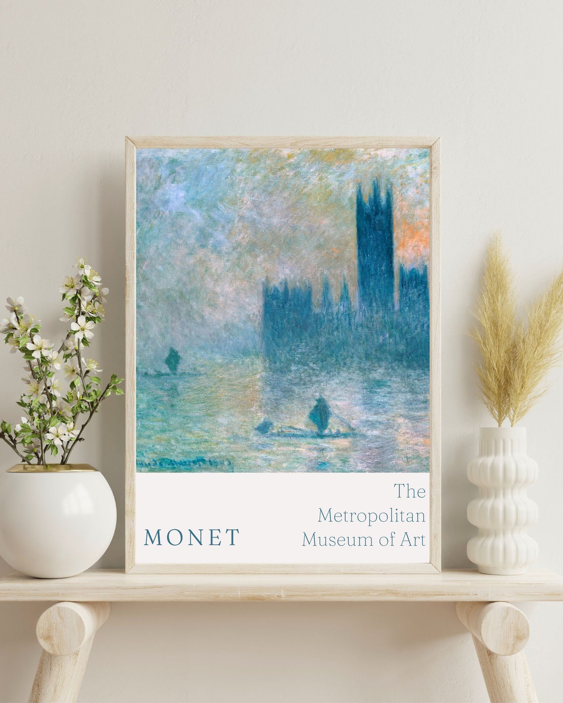 Monet Art Print, Exhibition Poster, Printable Wall Art, Digital Art ...