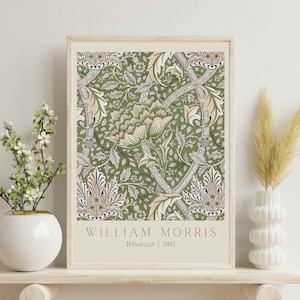 William Morris Art Print, Exhibition Poster, Printable Wall Art, Morris ...