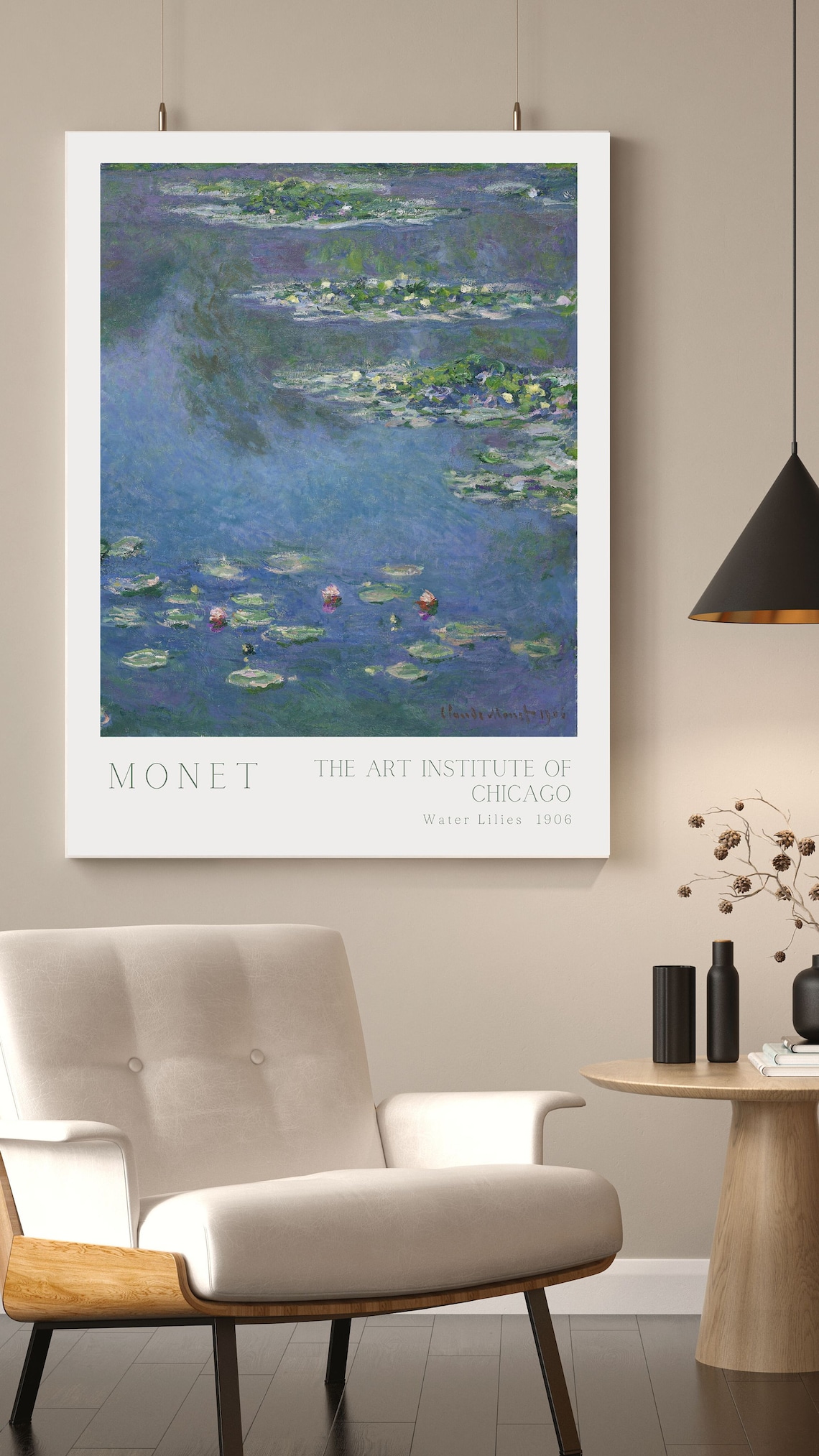 Monet Art Print, Exhibition Poster, Fine Wall Art, Office Decor, Art ...