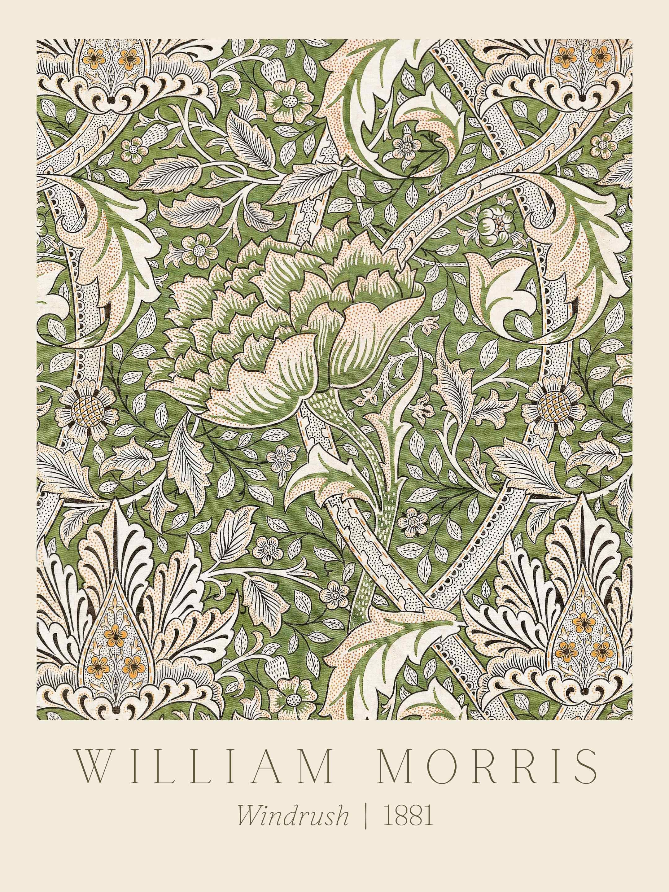 William Morris Art Print, Exhibition Poster, Printable Wall Art, Morris ...