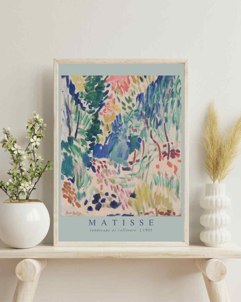 Henri Matisse, Art Print, Exhibition Poster, Fine Wall Art, Minimalist ...