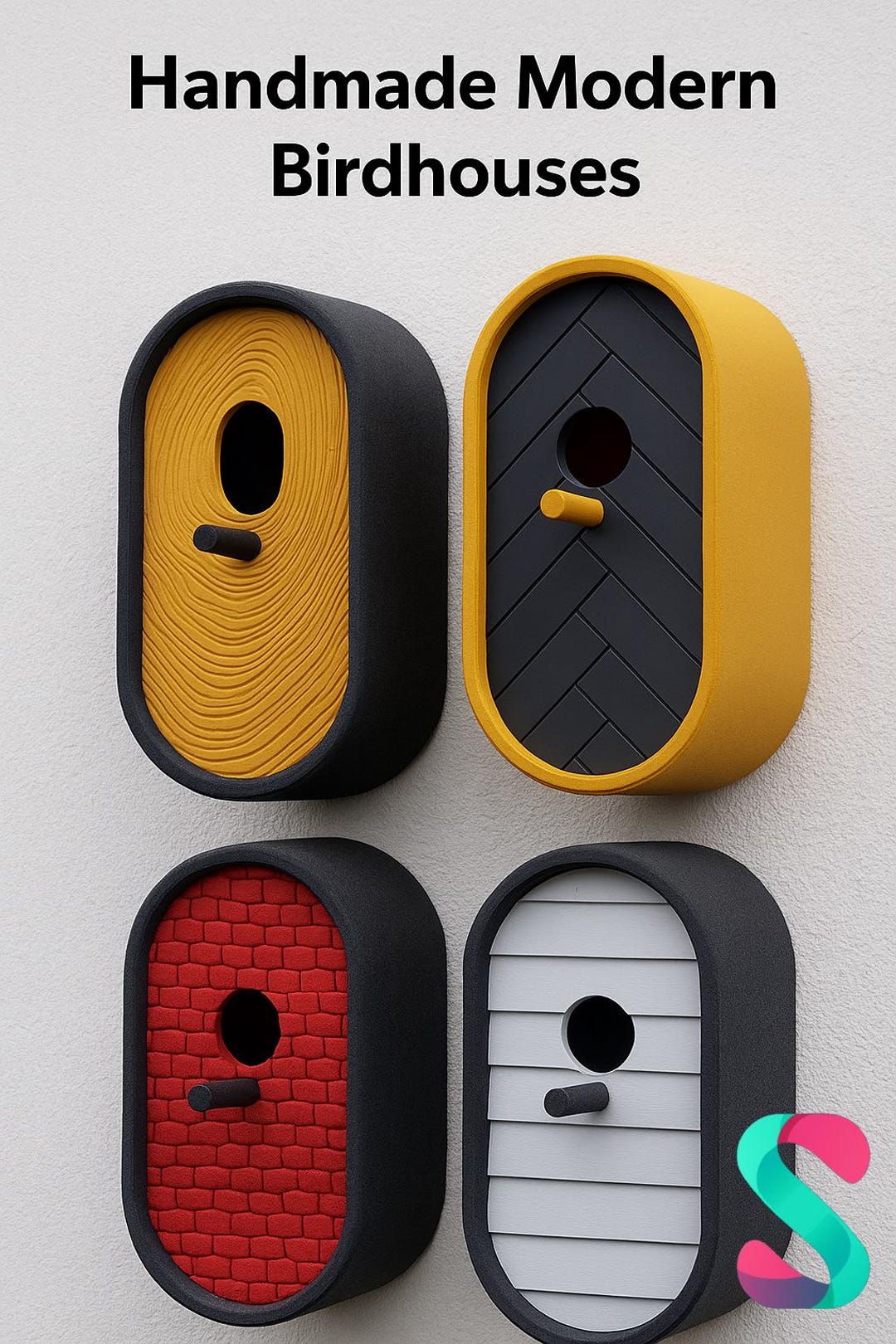 3D Printed Modular Birdhouse – Multiple Pattern Options - Etsy