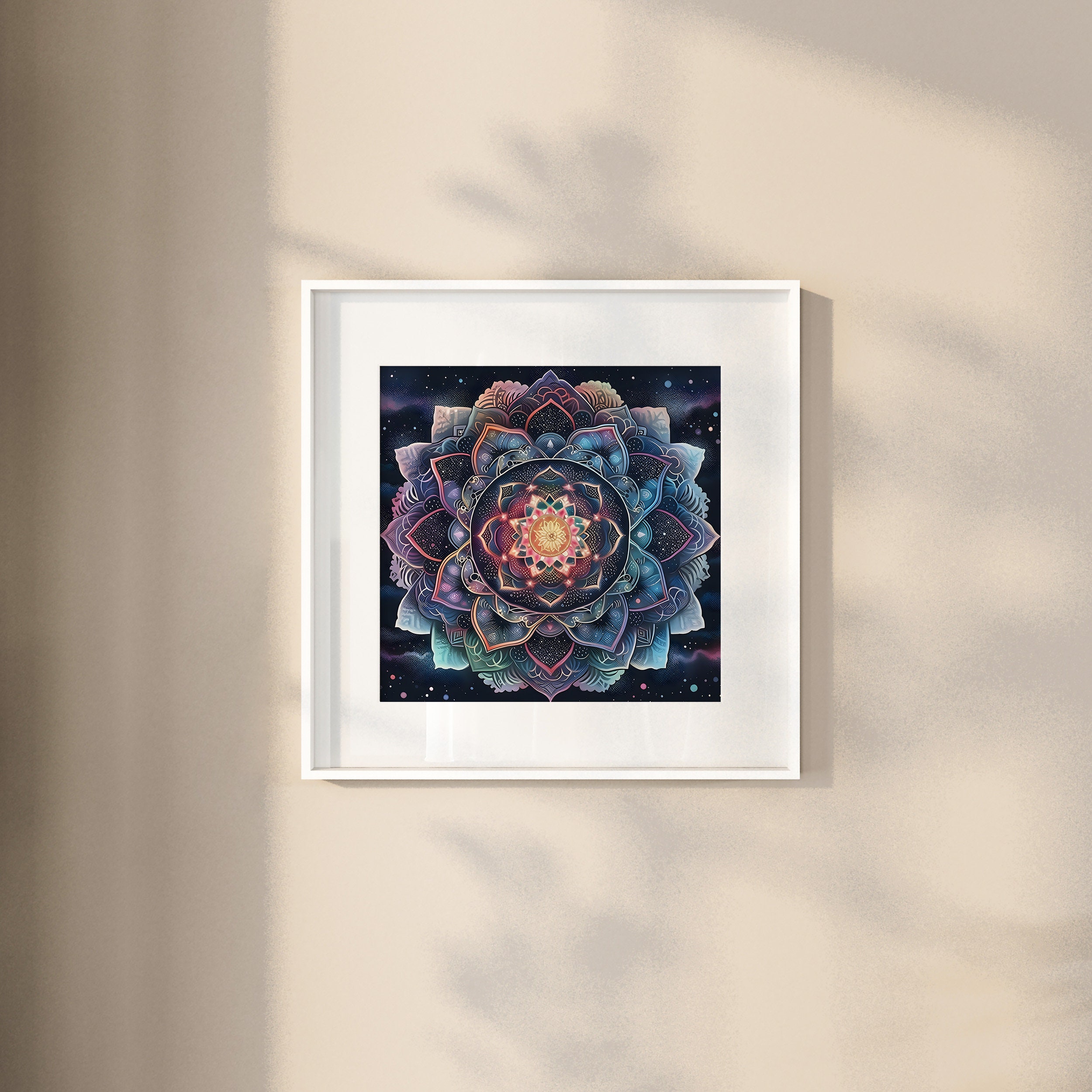 Astral Echoes: Cosmic Mandala Art, Digital Download Instant Art E017 - Etsy