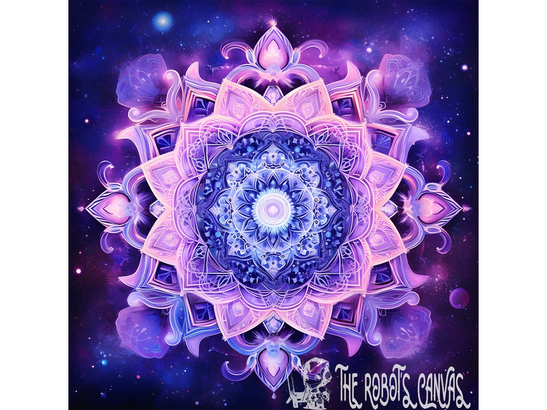 Stellar Symphony: Cosmic Mandala Art Piece, Digital Download Instant ...