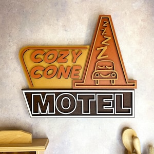 Cozy Cone Motel - Sign - Etsy