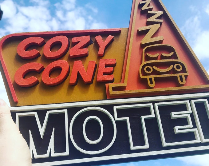 Cozy Cone Motel - Sign - Etsy