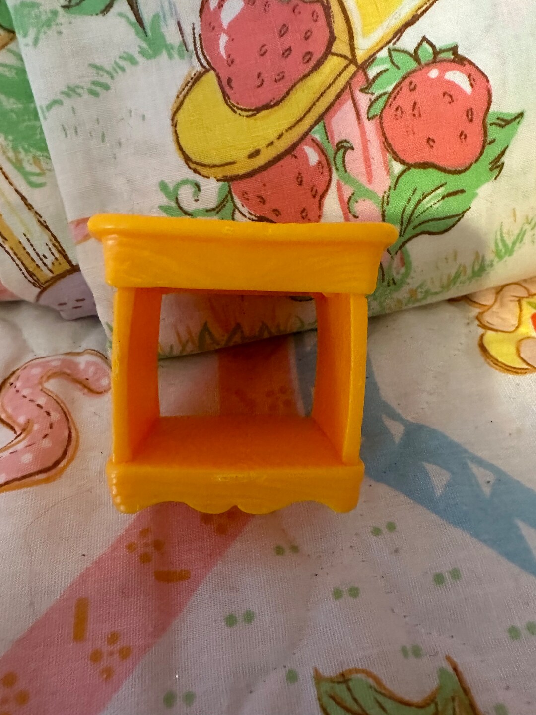 Strawberry Shortcake Butcher Block Kitchen Table - Etsy