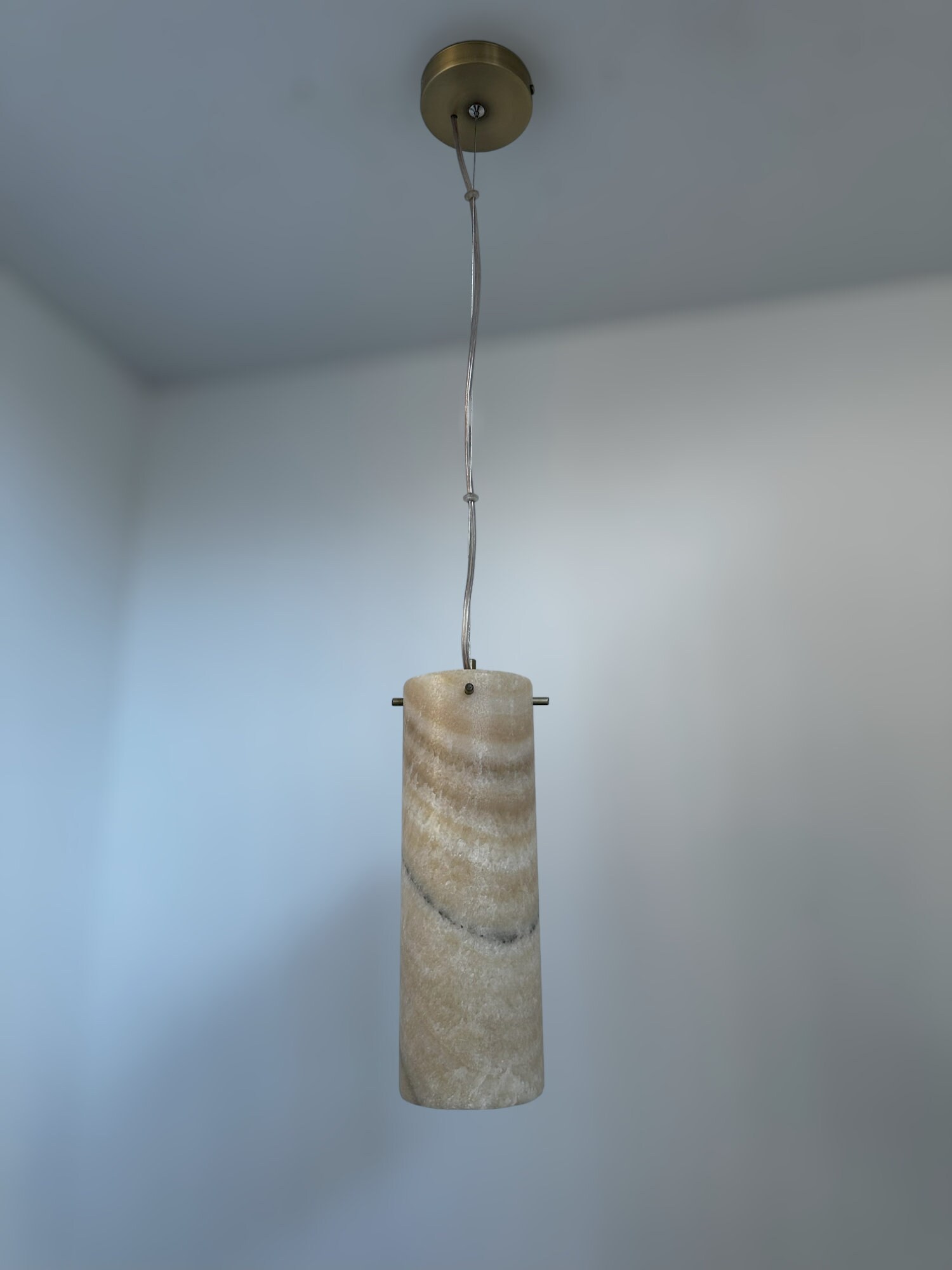 ONYX PENDANT LIGHT. Square Metal Plated Fixture. Interior Lighting ...