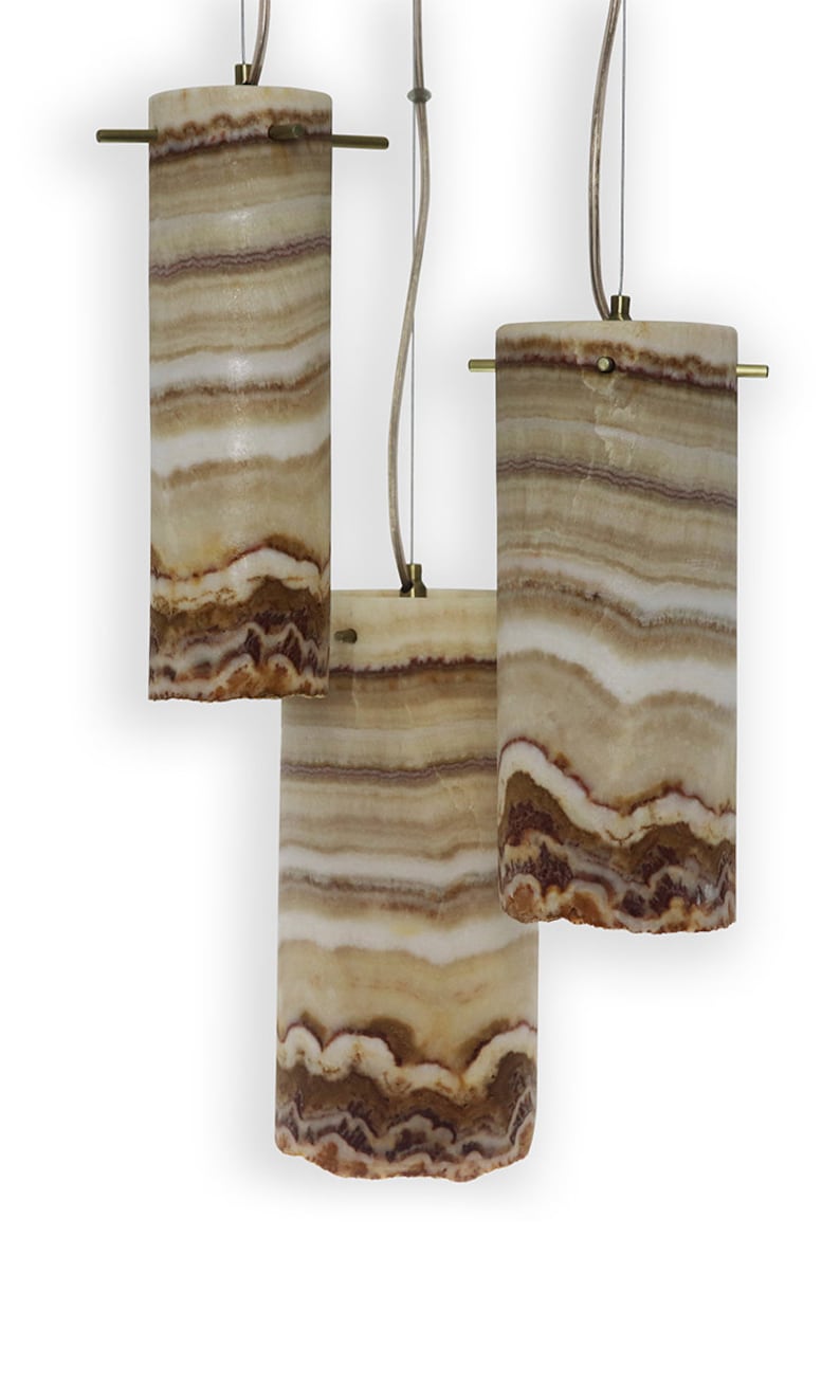 Handmade Onyx Pendant Light Set, Living Room Lighting - Etsy