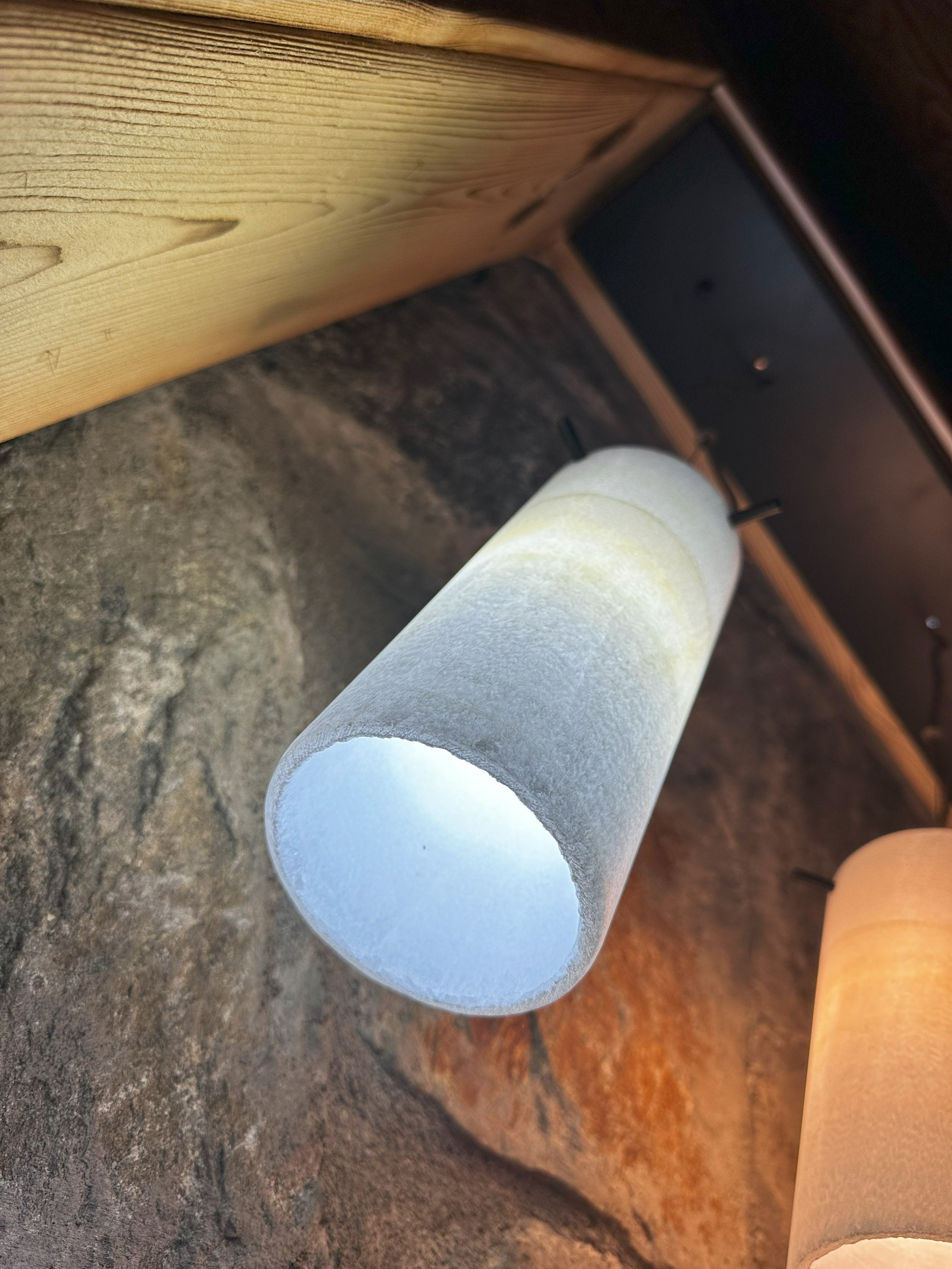 Onyx Pendant Light. 1pc White Collection. Interior Lighting Design as ...