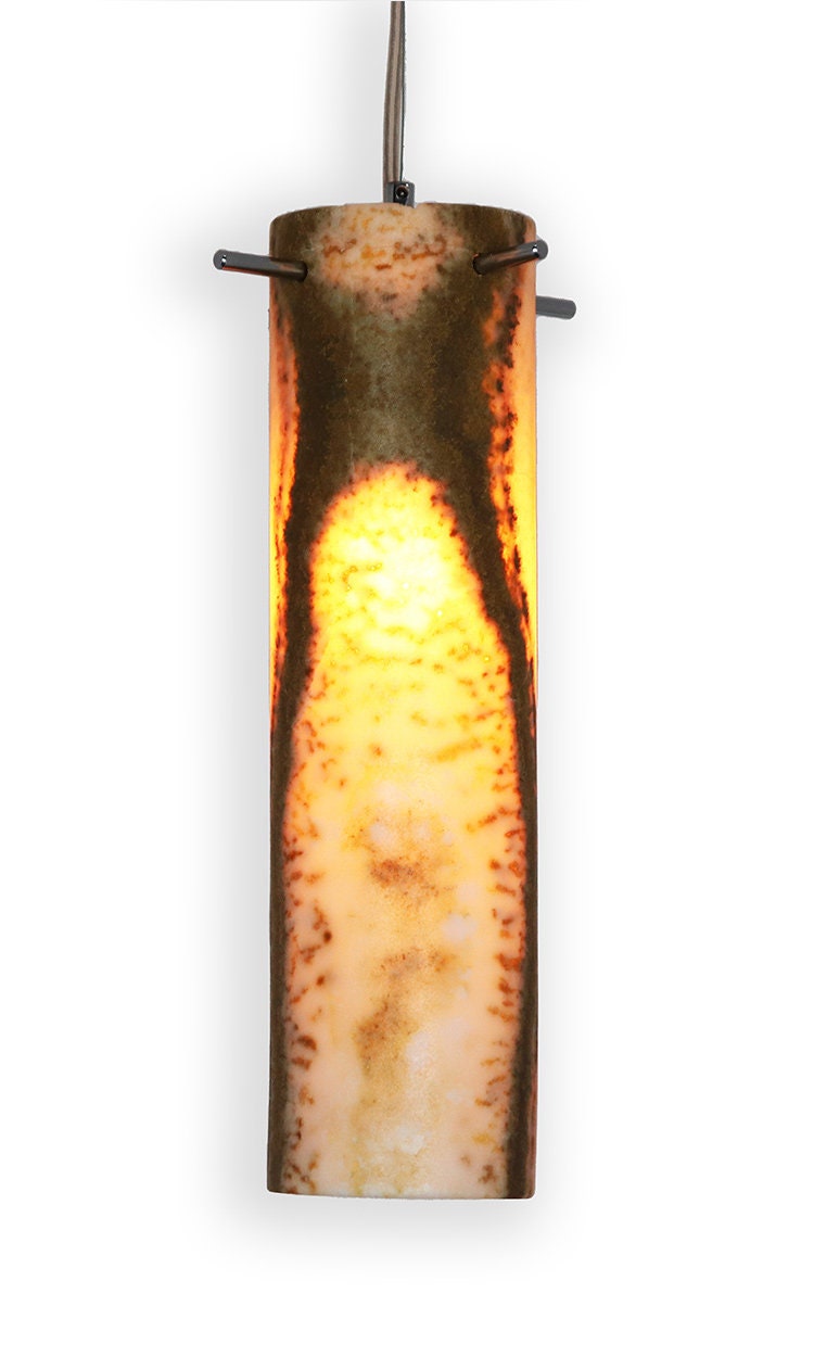 ONYX PENDANT LIGHT. Round Metal Plated Fixture. Interior Lighting ...