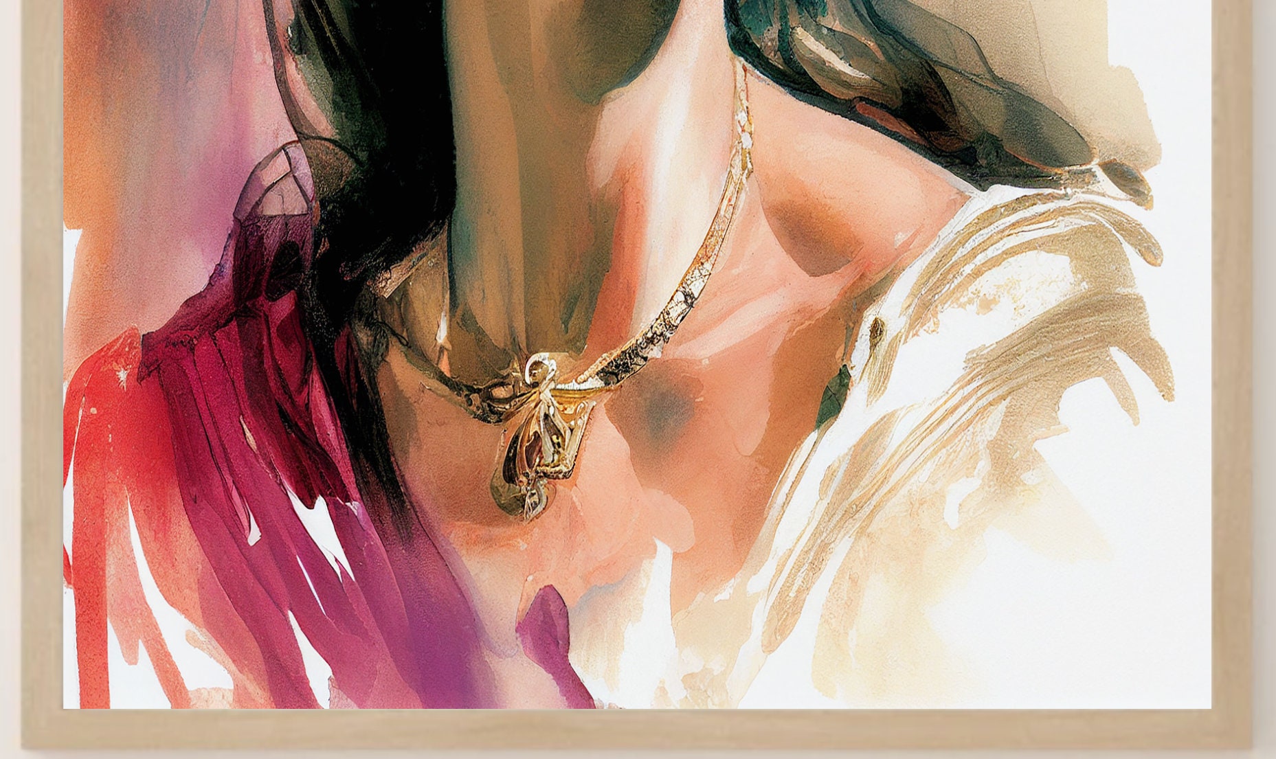 The Courageous Queen Esther 2th , Esther Art Water Color, Bible Art, Wall Art , Digital Download ...