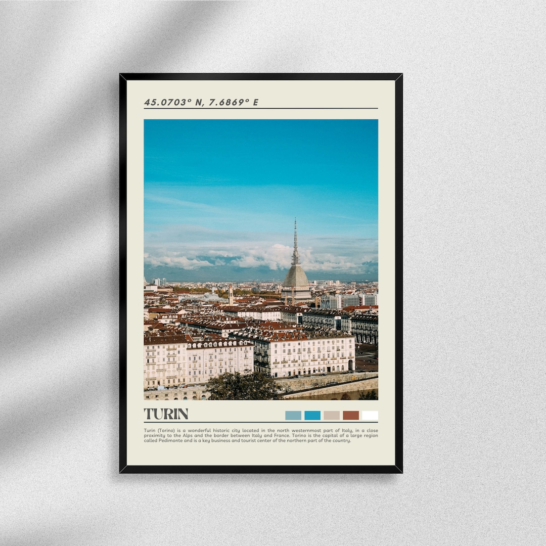 Real Photo, Turin Print, Turin Wall Art, Turin Poster, Turin Photo ...