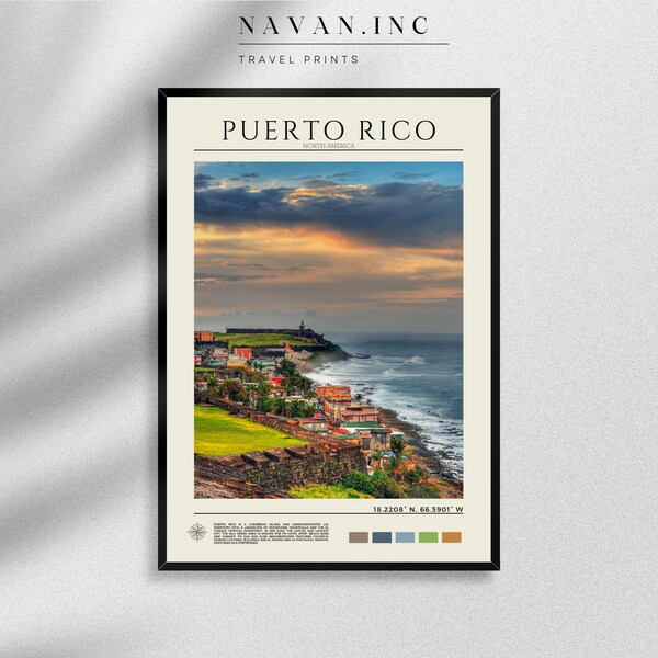 Puerto Rico Poster - Etsy